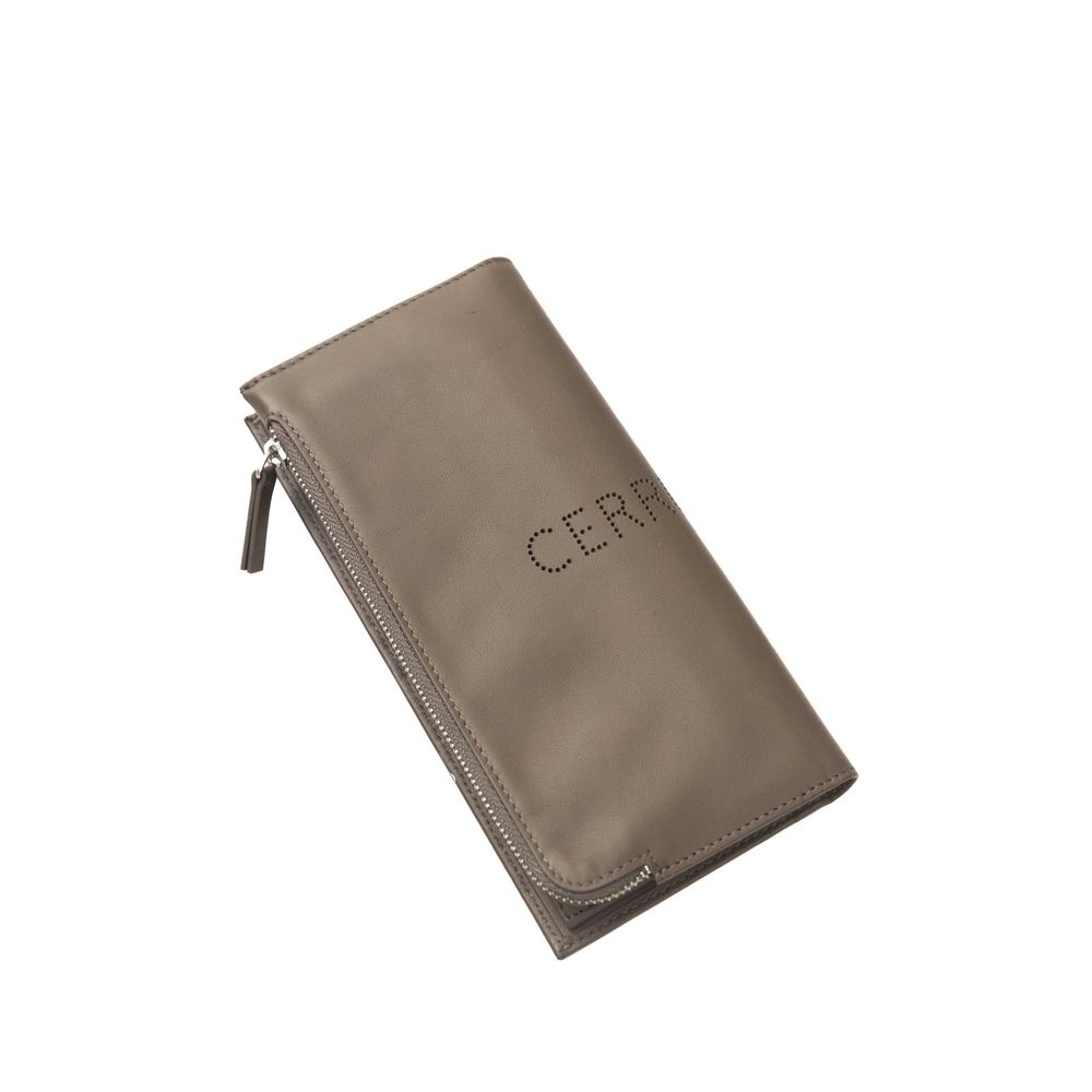 Cerruti 1881 Chic Brown Leather Wallet with Logo – Luxhart